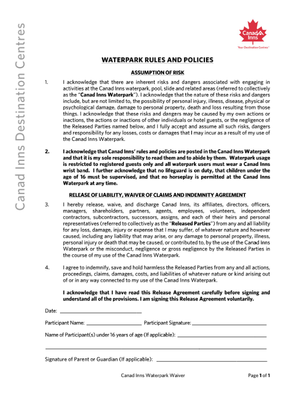 Splasher’s Indoor Pool & Waterslides – Canad Inns